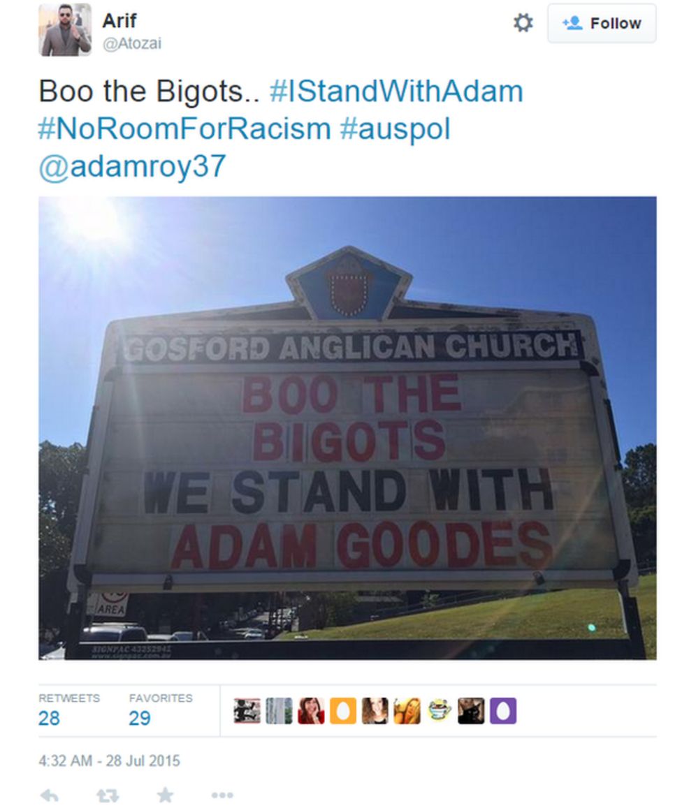 AFL racism row: Goodes backed by #IstandwithAdam campaign - BBC News