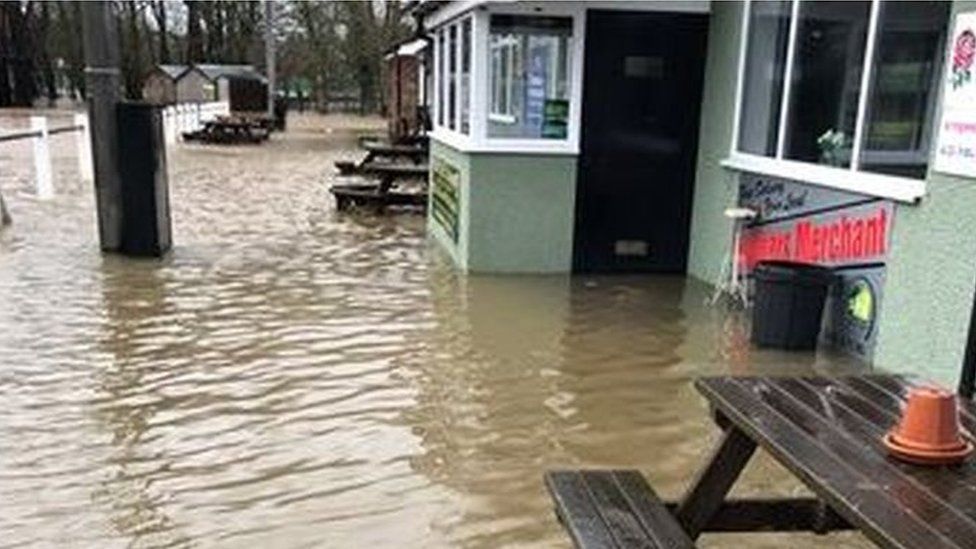 Lydney Rugby Club: Donations after floods top £5,000 - BBC News
