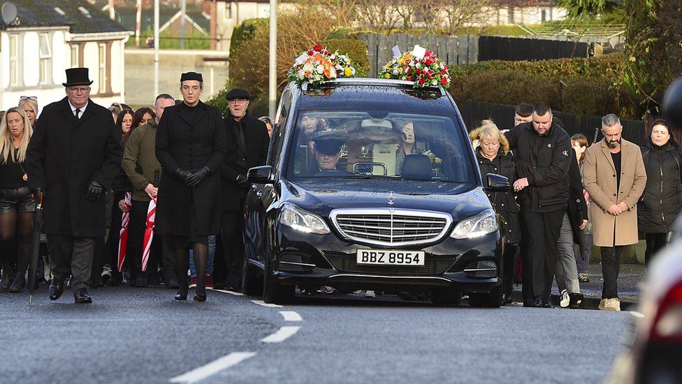 Odhrán Kelly was light and love of his family, funeral hears - BBC News