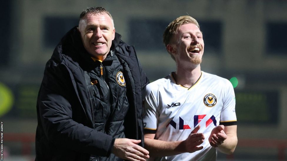 Graham Coughlan: Newport County manager 'mightily relieved' after two ...