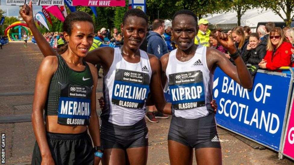 Great Scottish Run record for Edith Edith Chelimo, Timothy Toroitich ...