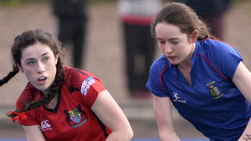 Banbridge Academy girls win All-Ireland hockey title - BBC Sport