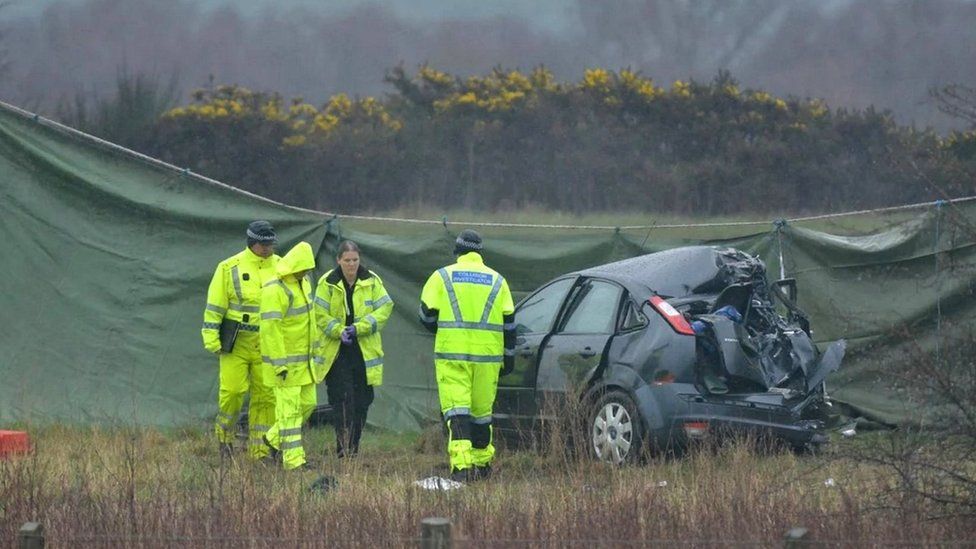 Boy and woman killed in A92 crash in Fife named as Bartek Plachta and Monika Lewandowska-Ritchie ...