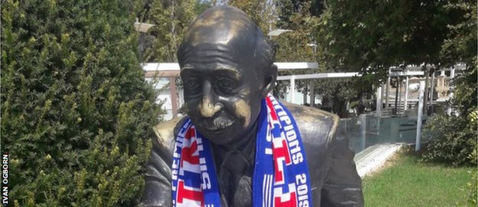 Linfield fan's diary: From Belfast to Baku - day two - BBC Sport