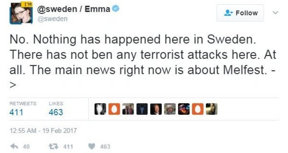 Sweden to Trump: What happened last night? - BBC News
