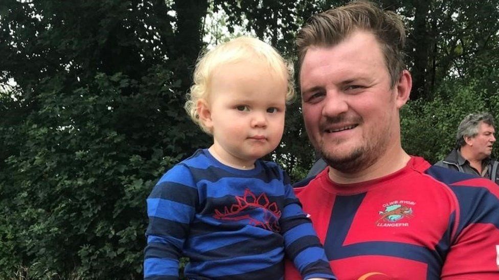 Death with Covid: Anglesey rugby player, 34, 'not coming home' - BBC News