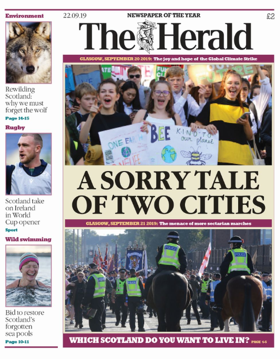 A tale of two cities and widow pays tribute to 'hero' - BBC News