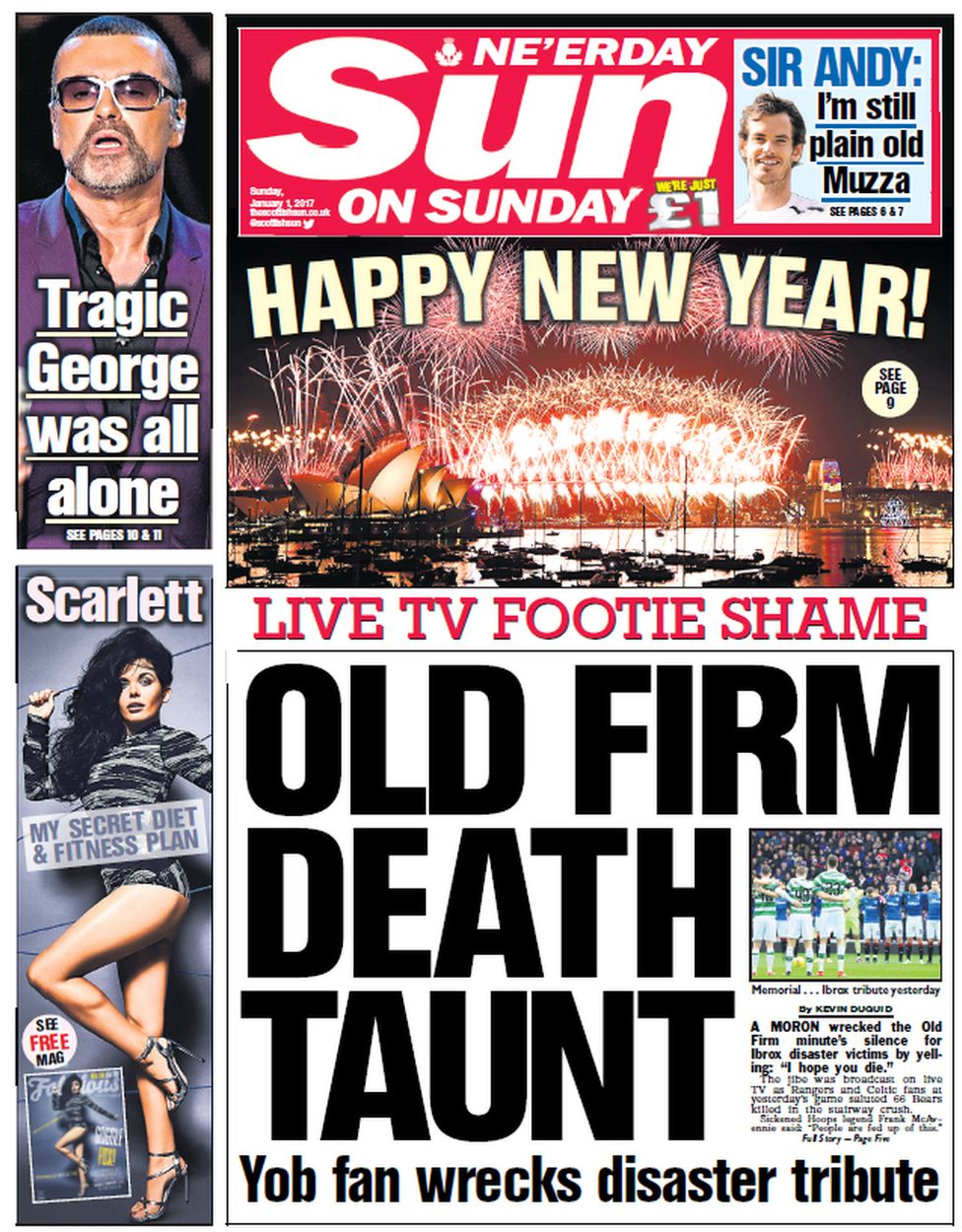 Scotland's papers: New year celebrations and welfare cuts - BBC News