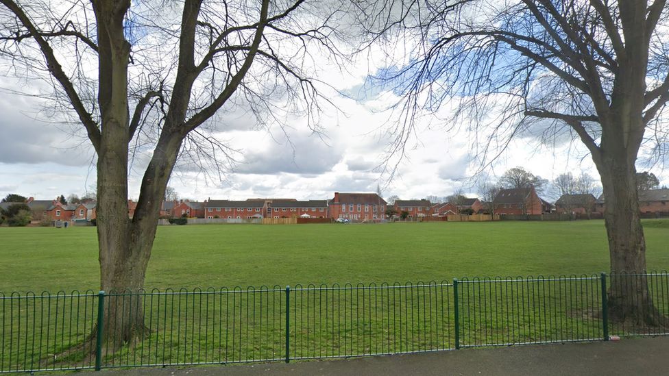 Three arrested after teen stabbed in Oswestry park - BBC News