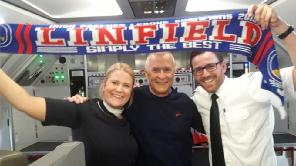 Linfield fan's diary: From Belfast to Baku - BBC Sport