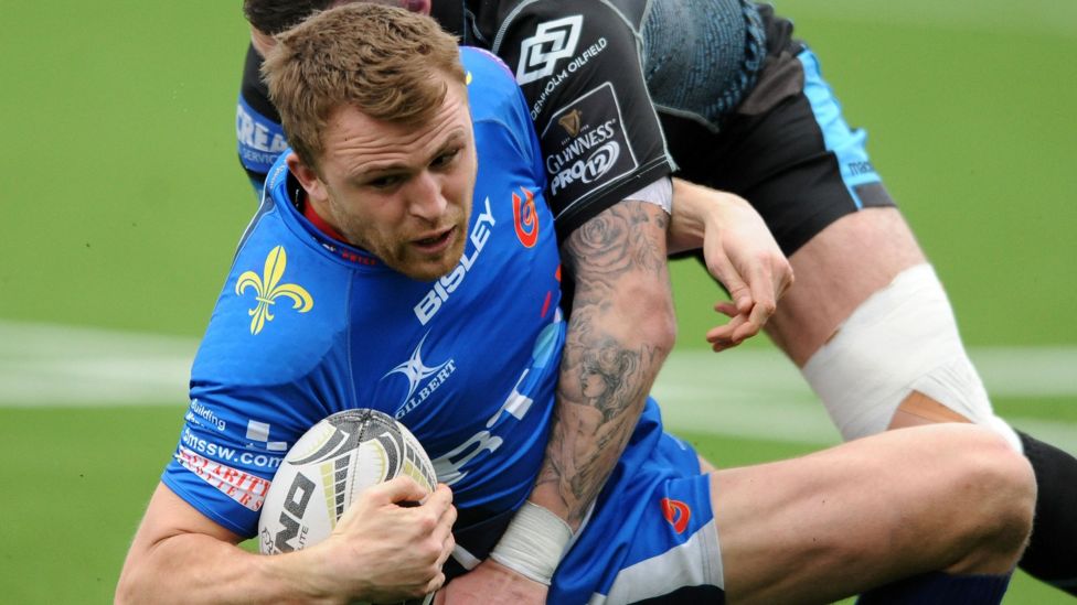 Ed Jackson: Dragons rugby player on his battle to walk again - BBC Sport