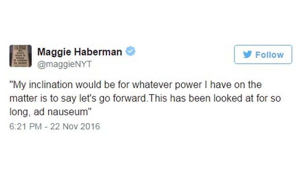 Trump interview: Key points from sit-down with New York Times - BBC News