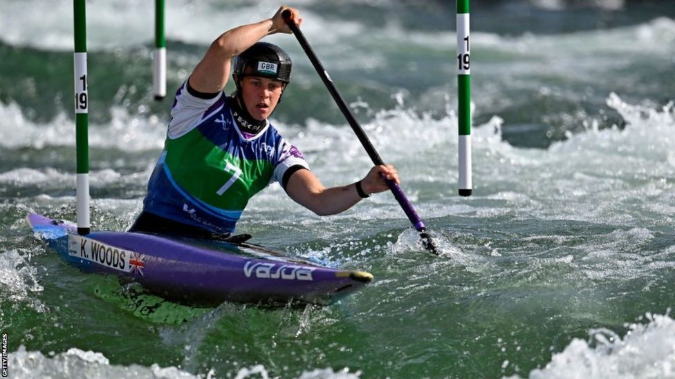 Canoe Slalom World Cup: Britain's Kimberley Woods wins kayak cross ...