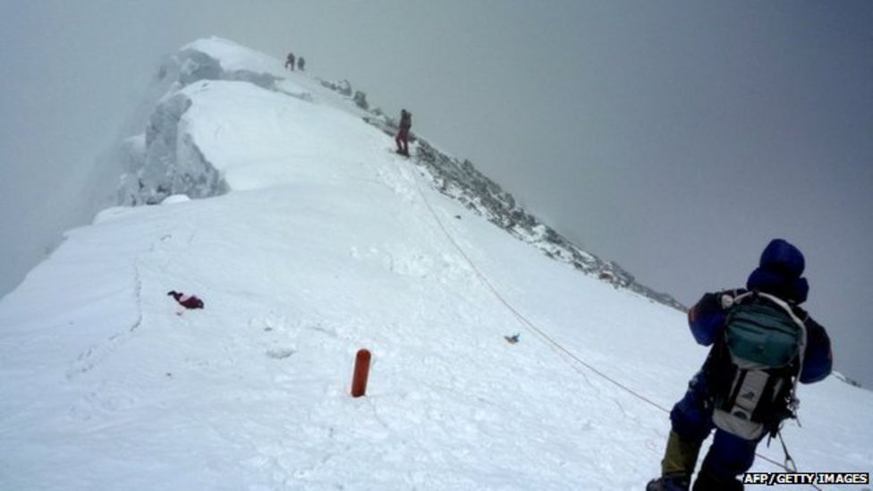 Microplastics found in snow close to summit of Mount Everest - BBC ...