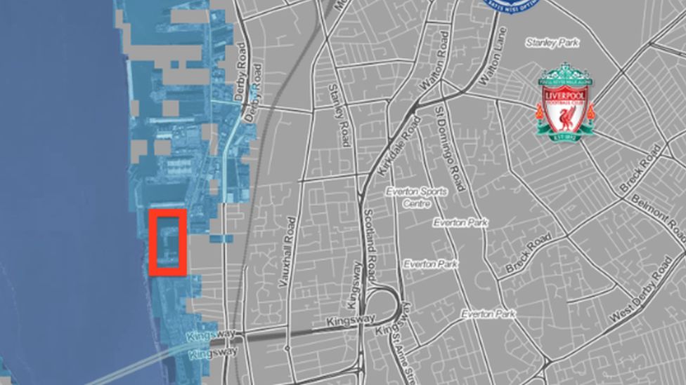 Everton's new stadium plans could be sunk by rising sea levels, warns ...