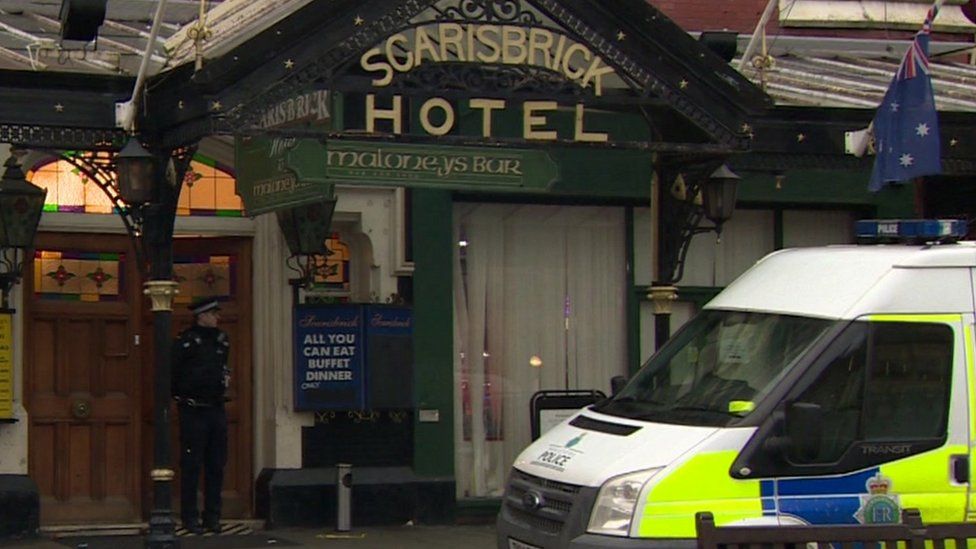 Six arrests after stabbings outside Southport hotel - BBC News