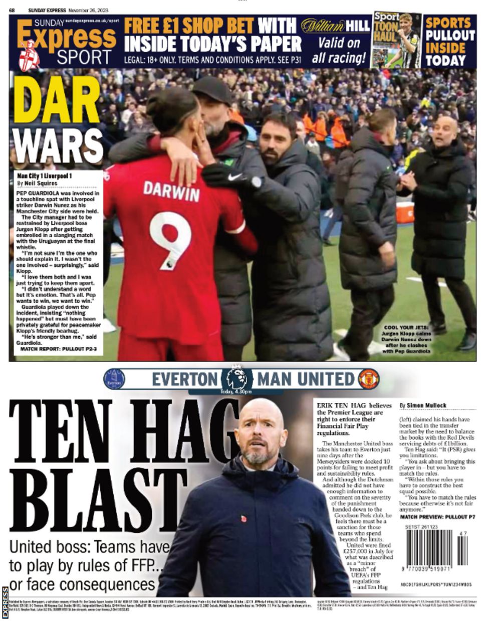 Sunday's back pages - BBC Sport