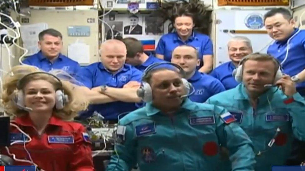 Russia is filming the first movie in space! - BBC Newsround