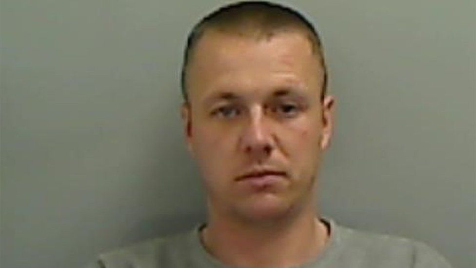 Stockton motorcyclist death: Arron Dunlop jailed after fleeing crash - BBC News