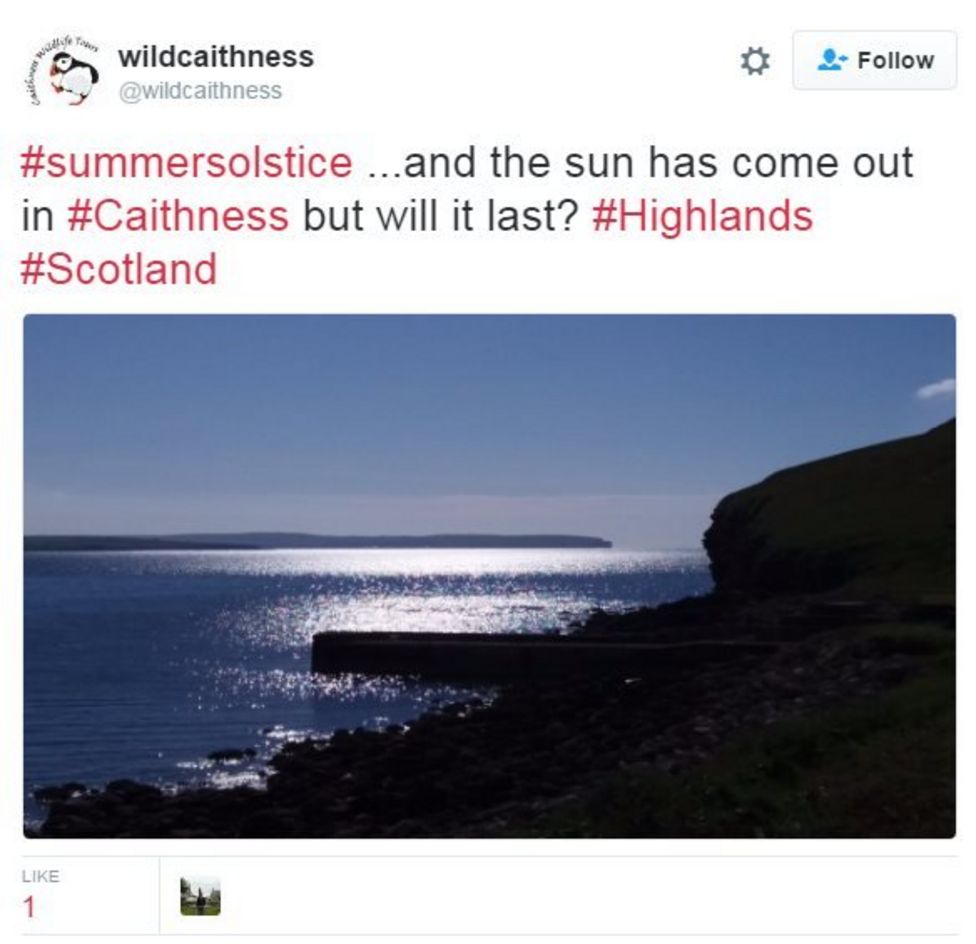 A soggy start to the summer leads to wet weather jokes online - BBC News