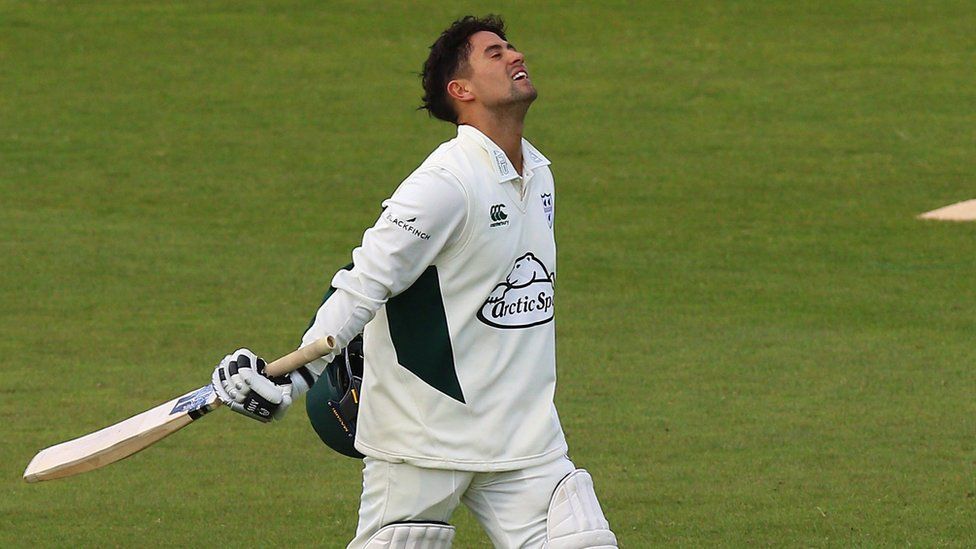 County Championship: Brett D'Oliveira hits double century for ...