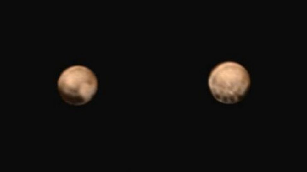 New Horizons: Nasa spacecraft speeds past Pluto - BBC News