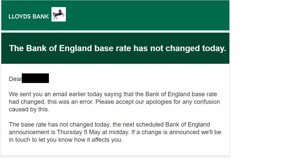 Halifax apologises after interest rate email blunder - BBC News