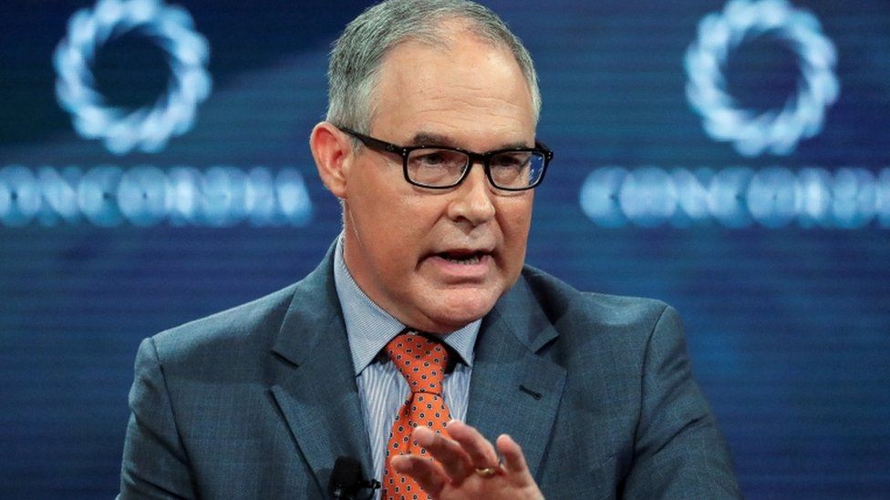 Scott Pruitt: Pressure builds on Trump environment chief - BBC News