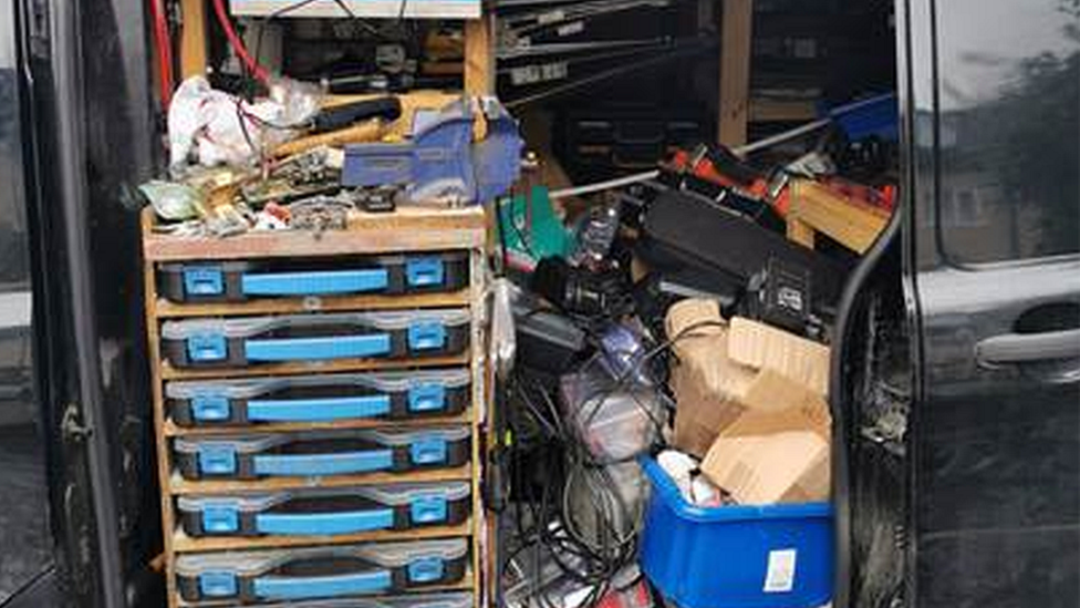 Locksmith attacked as van with £50,000 of kit stolen - BBC News