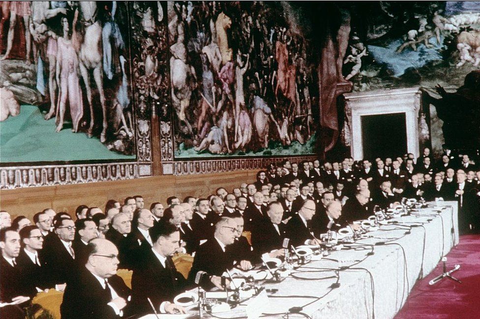 EU summit: My part in the Treaty of Rome signing - BBC News