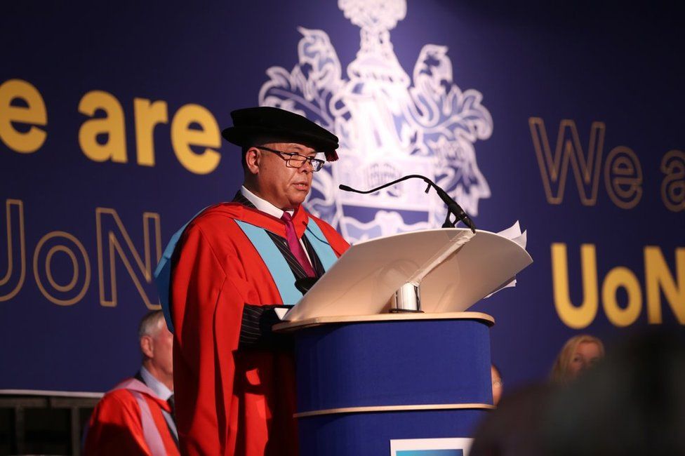 Jonathan Van-Tam receives honorary degree at graduation ceremony - BBC News