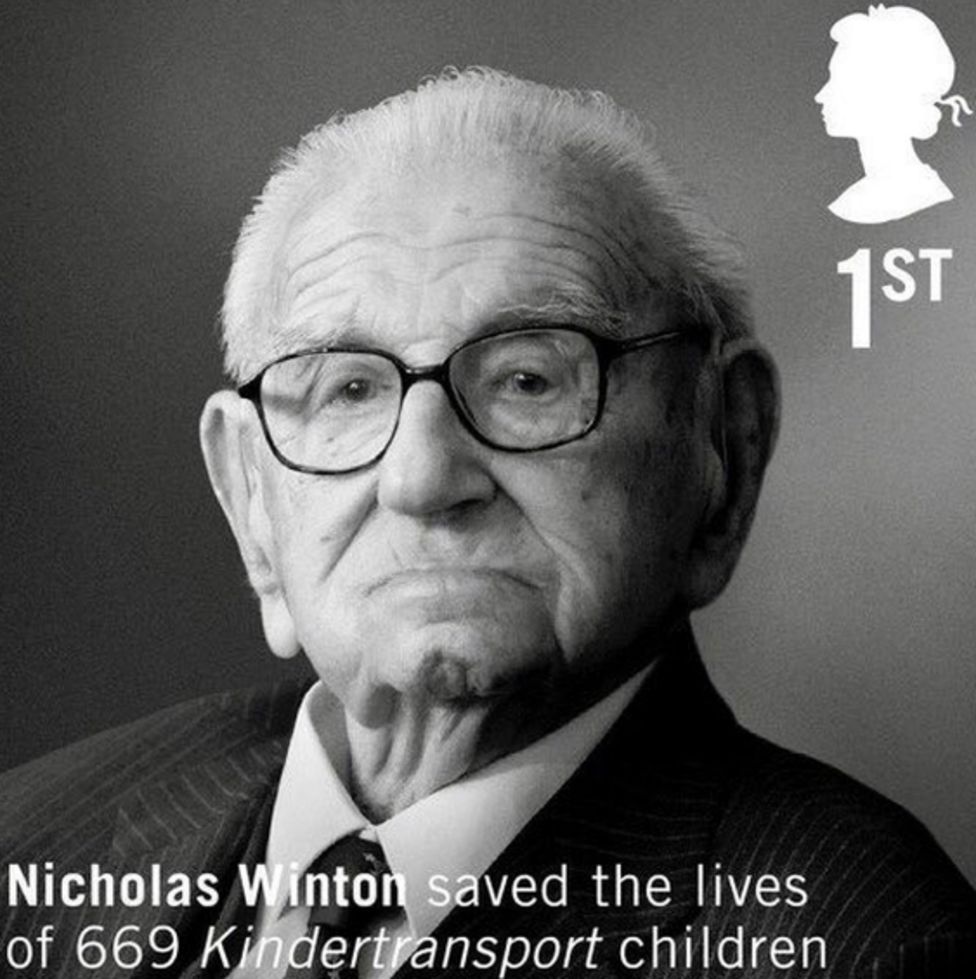Stamp honouring Holocaust hero Sir Nicholas Winton released - BBC News