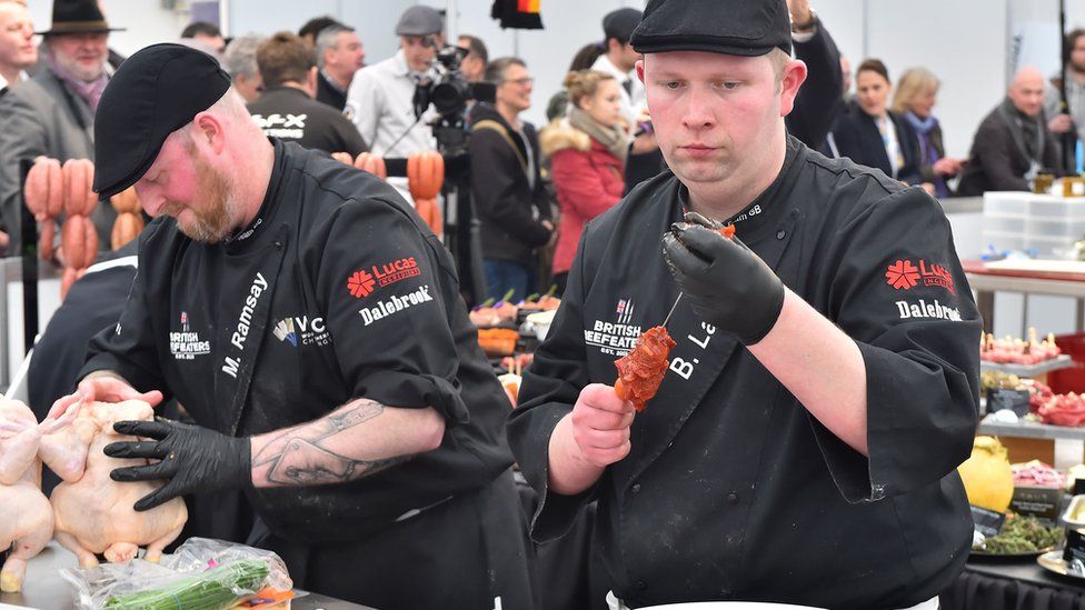World Butchers' Challenge hits Belfast - BBC News
