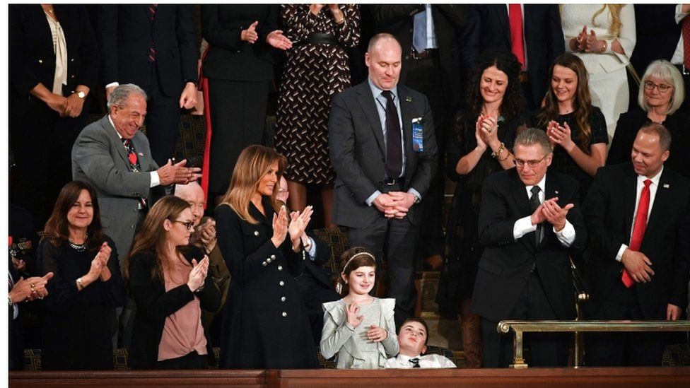 State of the Union: Moments that got social media talking - BBC News