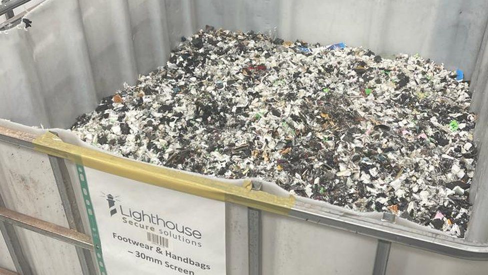 Cheetham Hill: Tonnes of fake goods seized in raids repurposed - BBC News