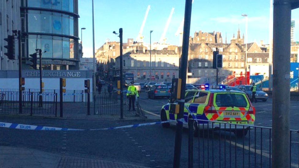 Woman dies after being knocked down by HGV in Aberdeen - BBC News