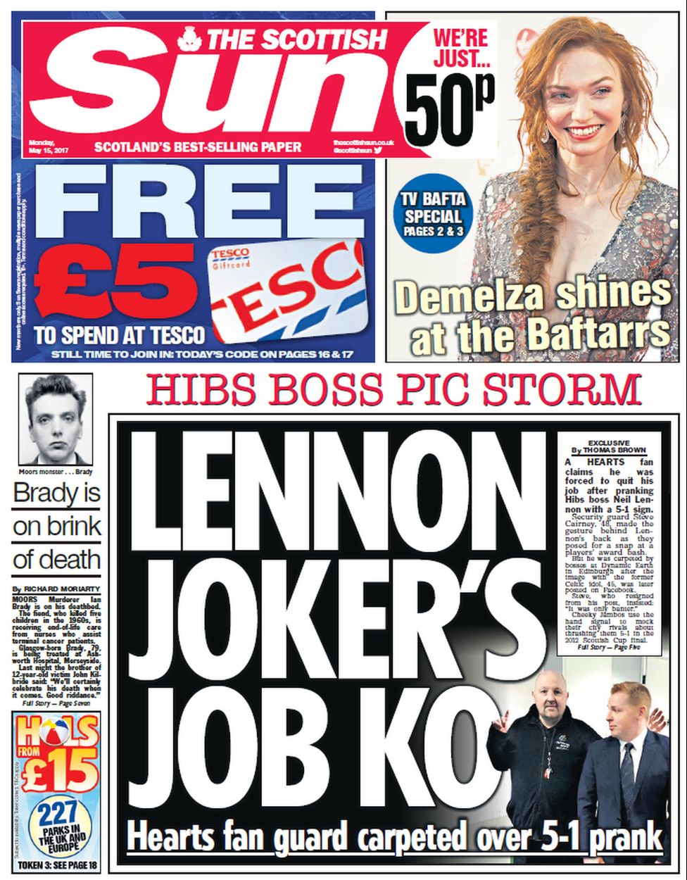 Scotland's papers: Brexit 'demands' and cyber-attack fears - BBC News