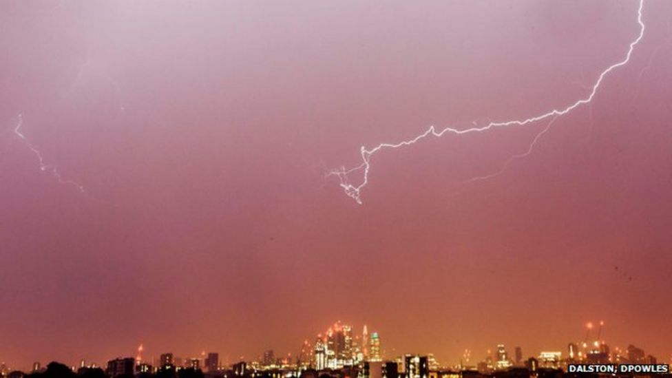 Warning clouds - BBC Weather