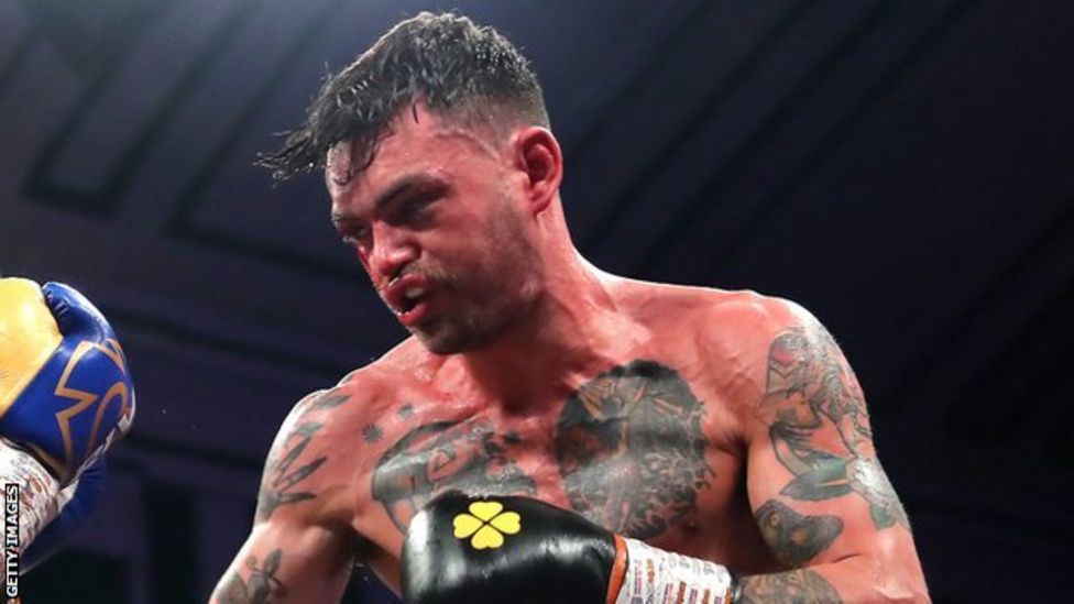 Tyrone McKenna: Belfast boxer beaten on points by Davies in MTK Golden ...