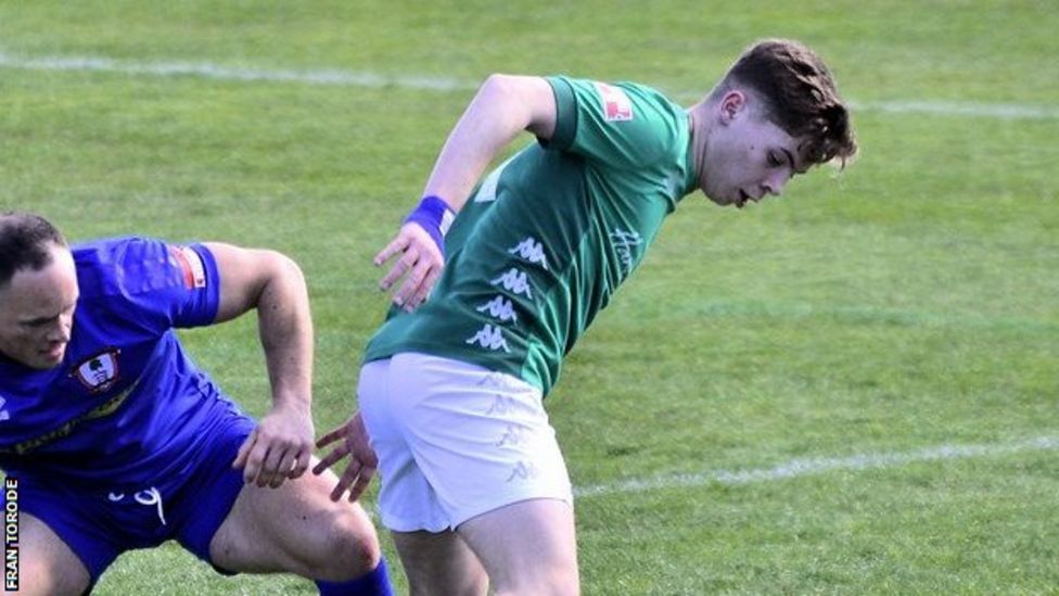 Lucas Hanley: Guernsey FC goalkeeper fine after head injury scare - BBC ...