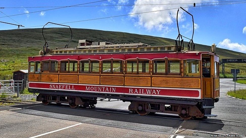 Snaefell Mountain Railway's 120th anniversary marked - BBC News