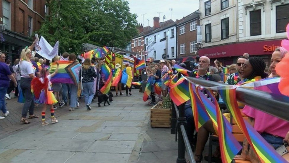 Nottinghamshire Pride returns as full-scale event following Covid - BBC ...