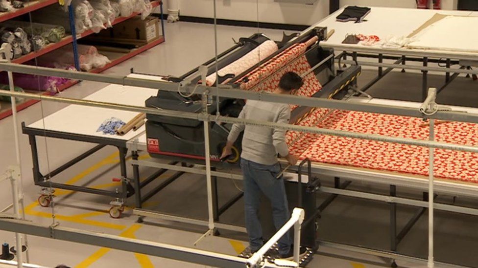 Inside Boohoo's new factory and training centre in Leicester - BBC News
