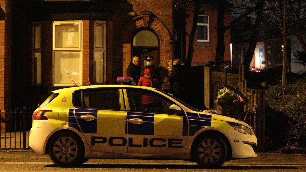 Three people found dead in Failsworth house - BBC News