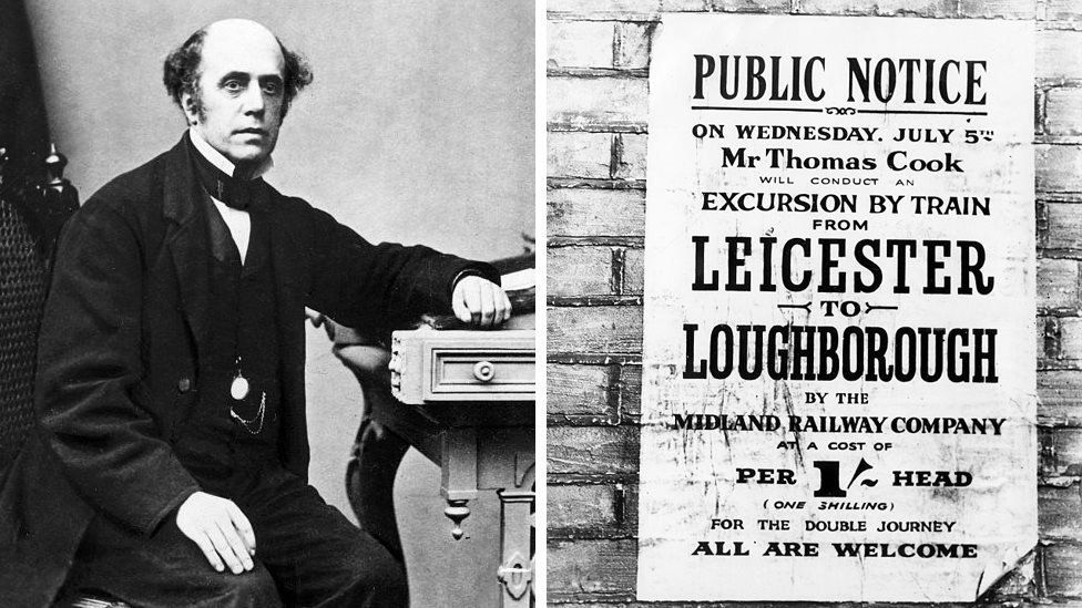 Thomas Cook green plaque unveiled at Loughborough railway station - BBC ...