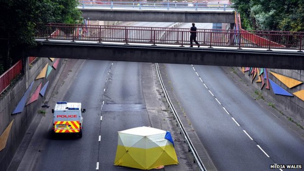 Discovery of man's body on Cardiff's A48 at Gabalfa - BBC News
