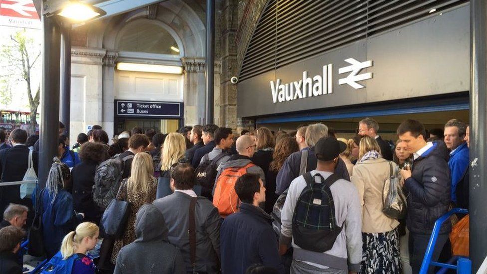 Vauxhall Station fire: Ongoing disruption follows blaze - BBC News