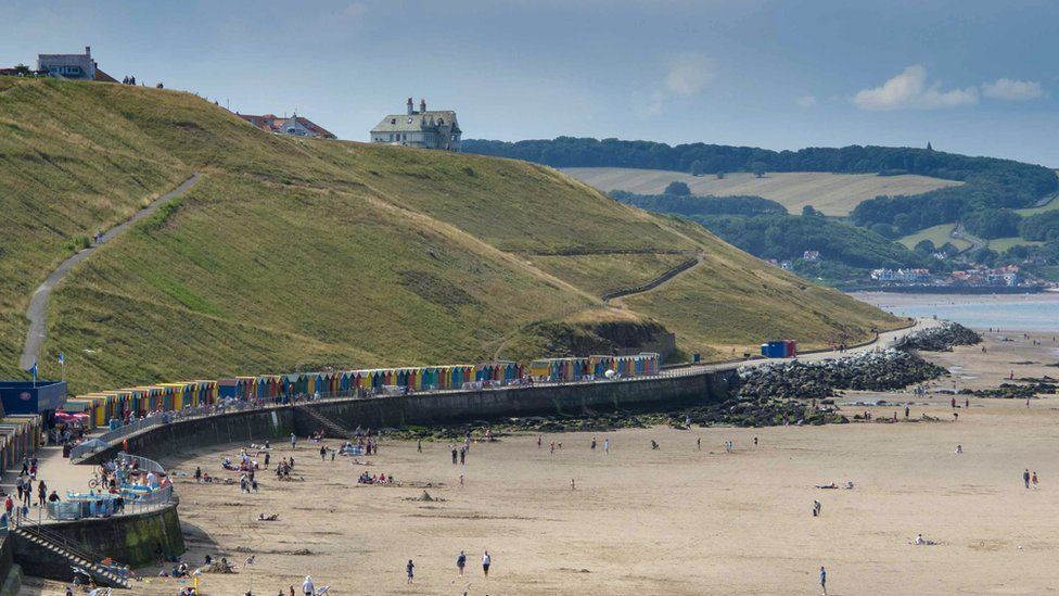 England Coastal Path: Teesside to Yorkshire stretch opens - BBC News