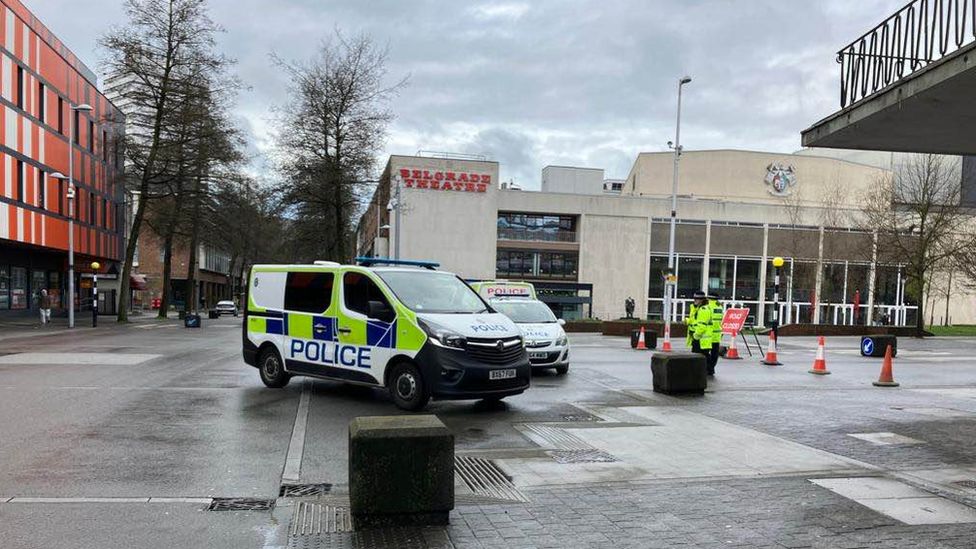 Murder probe after man stabbed to death in Coventry city centre - BBC News