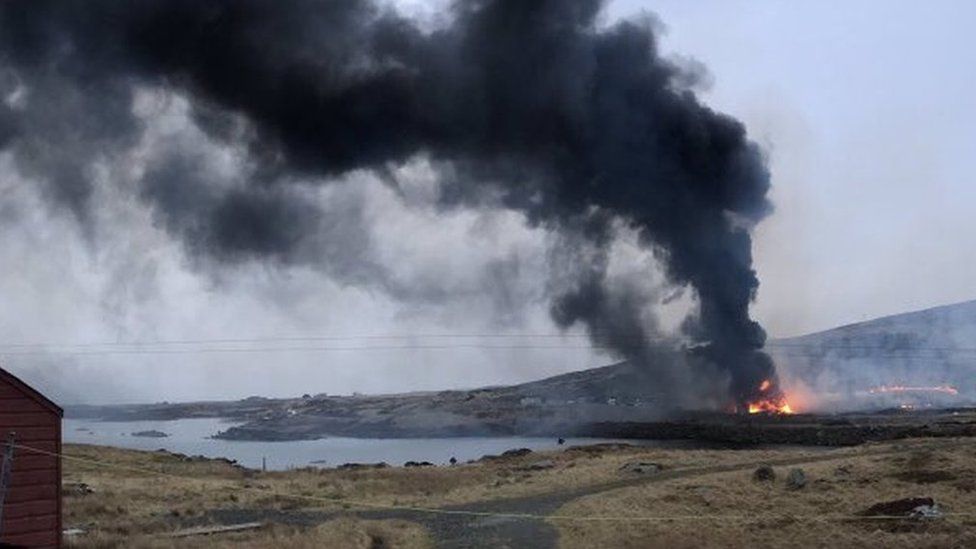 Scottish wildfires mapped using satellite data - BBC News